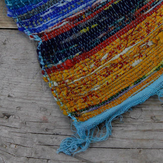 Indian - Rag Rug - Selection Of colors - Bell Tent Sussex